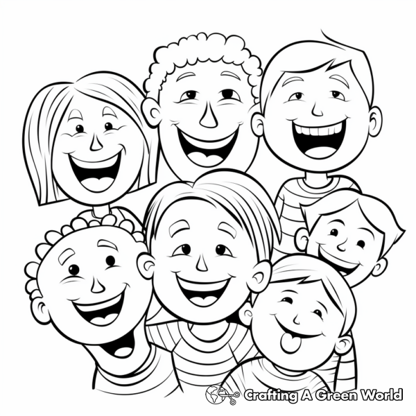 Happy Coloring Pages - Free & Printable!