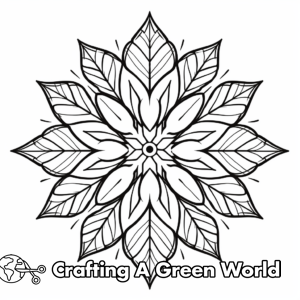 Winter Mandala Coloring Pages - Free & Printable!