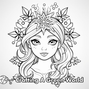 Winter Princess Coloring Pages - Free & Printable!