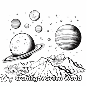 Realistic Solar System Coloring Pages - Free & Printable!