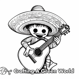 Sombrero Coloring Pages - Free & Printable!