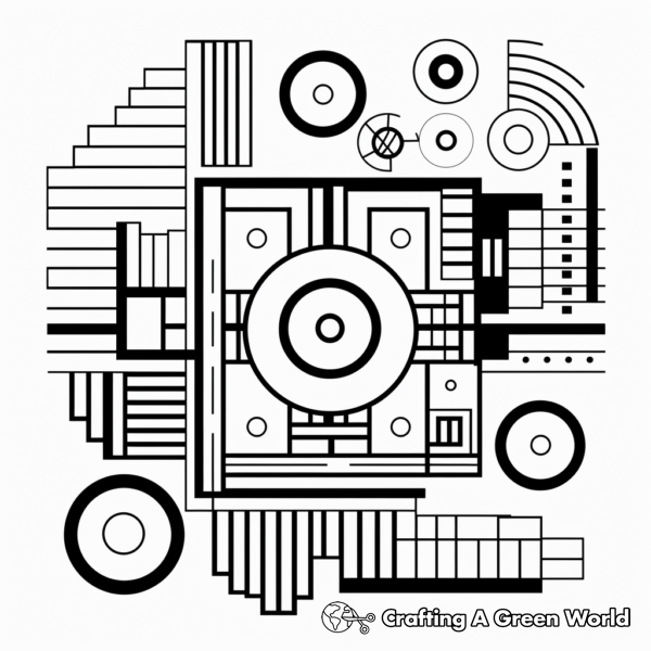 Geometric Coloring Pages - Free & Printable!