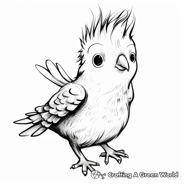 Cockatiel Coloring Pages - Free & Printable!