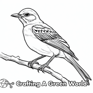 Mockingbird Coloring Pages - Free & Printable!