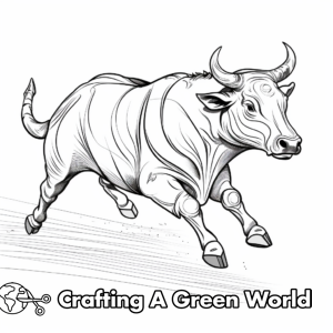 Bucking Bull Coloring Pages - Free & Printable!