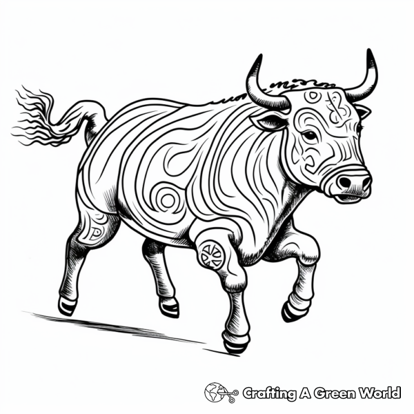 Bucking Bull Coloring Pages - Free & Printable!