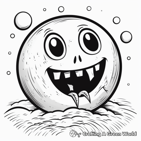 Full Moon Coloring Pages - Free & Printable!