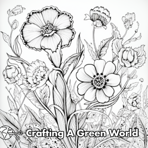 Intricate Floral Coloring Pages - Free & Printable!