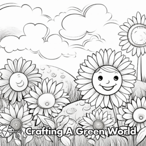 Daisy Coloring Pages - Free & Printable!