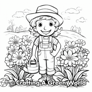 April Coloring Pages - Free & Printable!