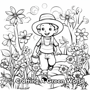 April Coloring Pages - Free & Printable!