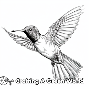 Realistic Hummingbird Coloring Pages - Free & Printable!