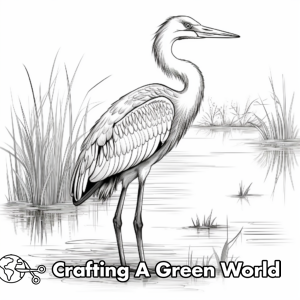 Blue Heron Coloring Pages - Free & Printable!