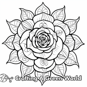 Mandala Flower Coloring Pages - Free & Printable!