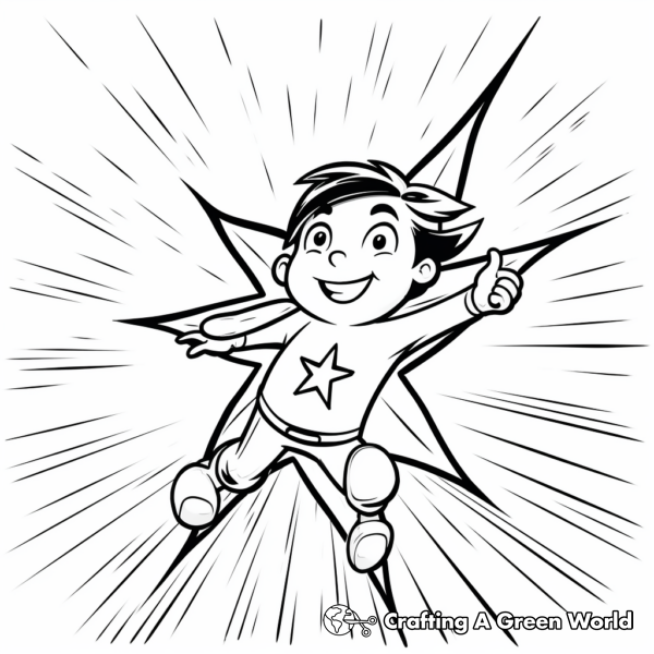 Shooting Star Coloring Pages - Free & Printable!