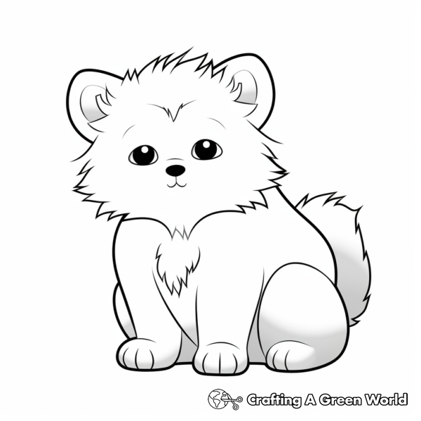 Arctic Fox Coloring Pages - Free & Printable!