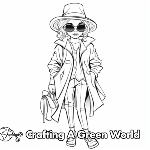 Fashion Coloring Pages - Free & Printable!