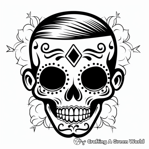 Sugar Skull Coloring Pages - Free & Printable!