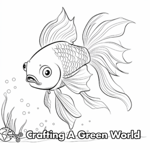 Goldfish Coloring Pages - Free & Printable!
