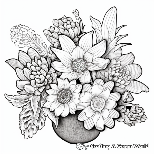 Intricate Floral Coloring Pages - Free & Printable!