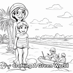 Summer Coloring Pages - Free & Printable!