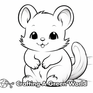 Chinchilla Coloring Pages - Free & Printable!