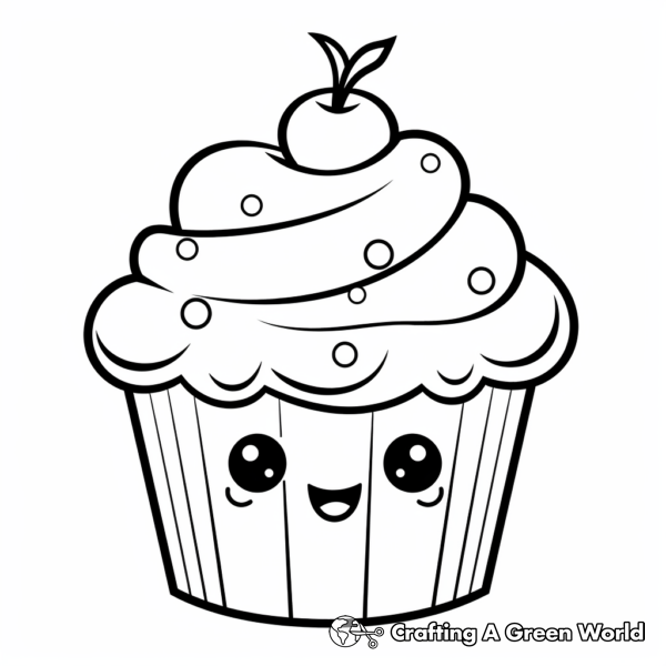Cute Food Coloring Pages - Free & Printable!