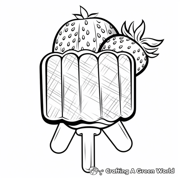 Popsicle Coloring Pages - Free & Printable!
