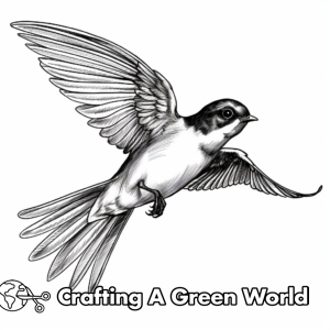 Flying Bird Coloring Pages - Free & Printable!