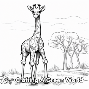 Giraffe Coloring Pages - Free & Printable!