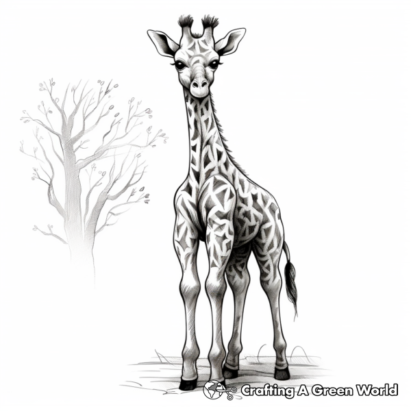 Giraffe Coloring Pages - Free & Printable!