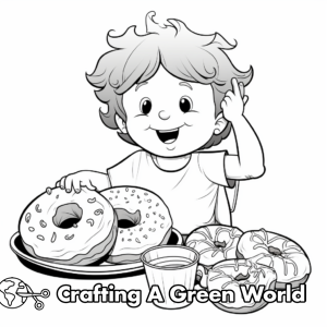 Food Coloring Pages - Free & Printable!