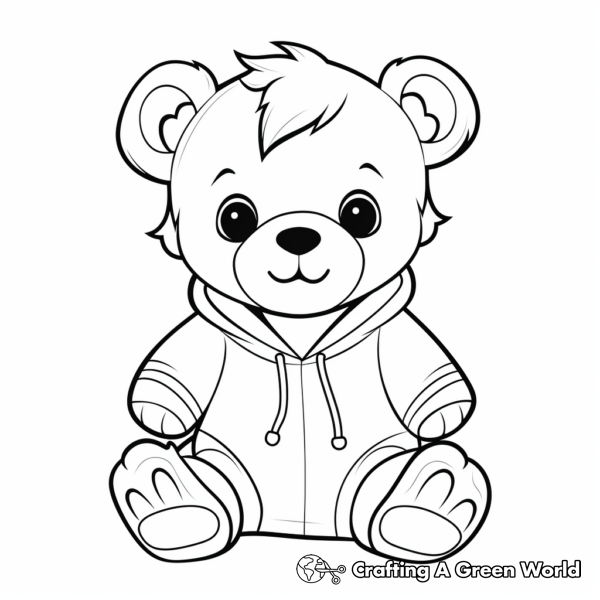 Teddy Bear Coloring Pages - Free & Printable!