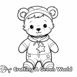 Teddy Bear Coloring Pages - Free & Printable!