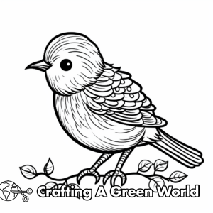 Blue Bird Coloring Pages - Free & Printable!