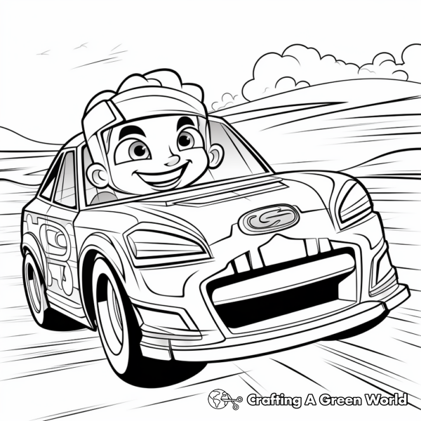 Race Car Coloring Pages - Free & Printable!