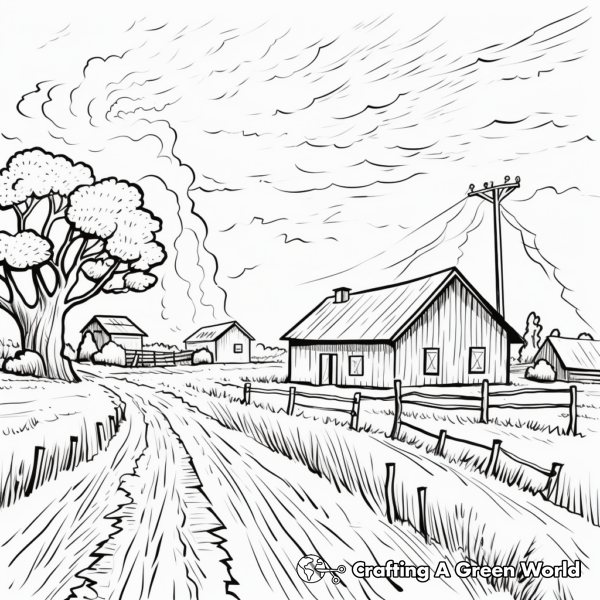 Thunderstorm Coloring Pages - Free & Printable!