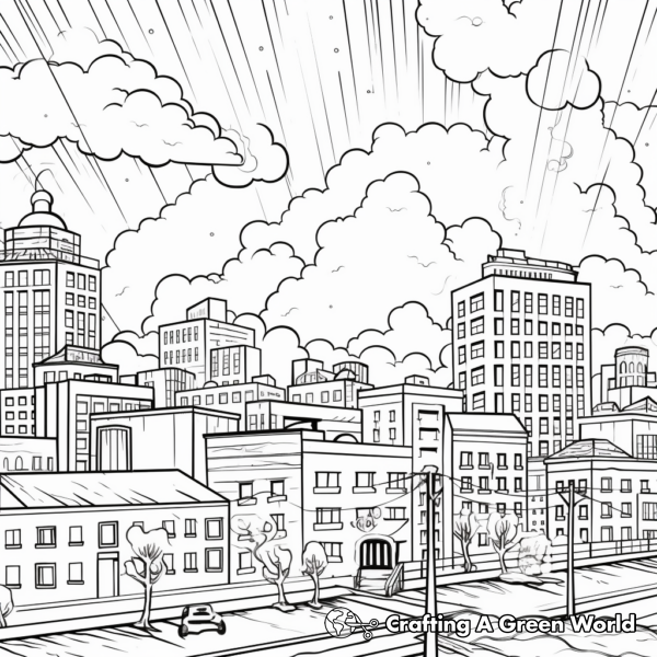 Thunderstorm Coloring Pages - Free & Printable!