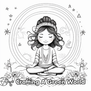 Boho Rainbow Coloring Pages - Free & Printable!