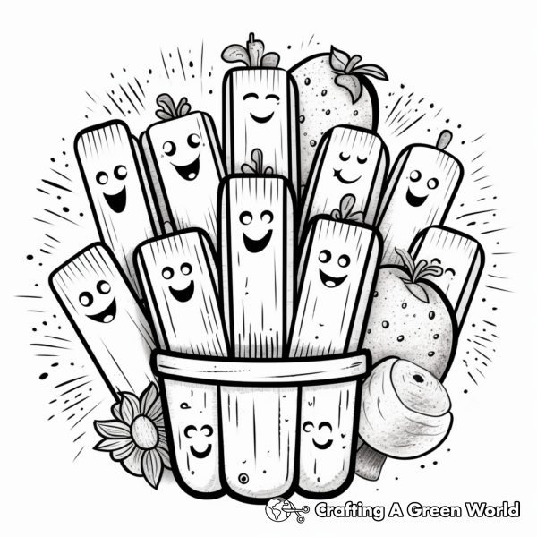 Popsicle Coloring Pages - Free & Printable!