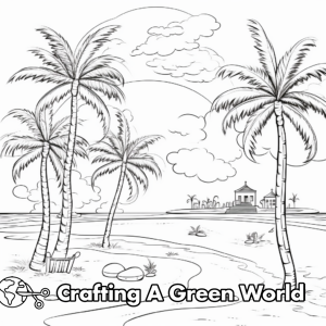 Beach Coloring Pages - Free & Printable!