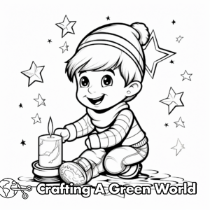 Christmas Light Coloring Pages - Free & Printable!