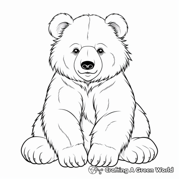 Bear Cub Coloring Pages - Free & Printable!