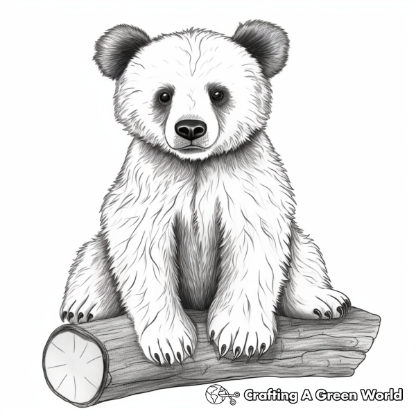 Bear Cub Coloring Pages - Free & Printable!