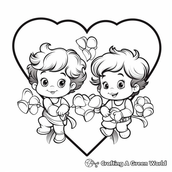 Valentine Coloring Pages for Toddlers - Free & Printable!
