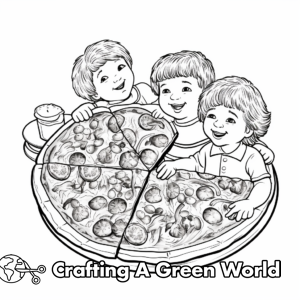 Pizza Coloring Pages - Free & Printable!