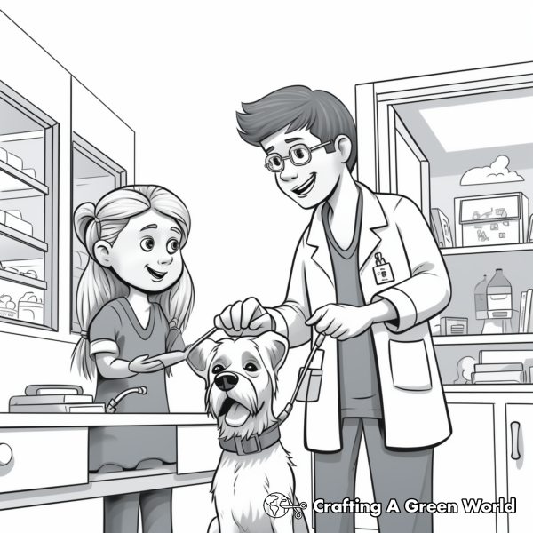 Vet Tech Coloring Pages - Free & Printable!