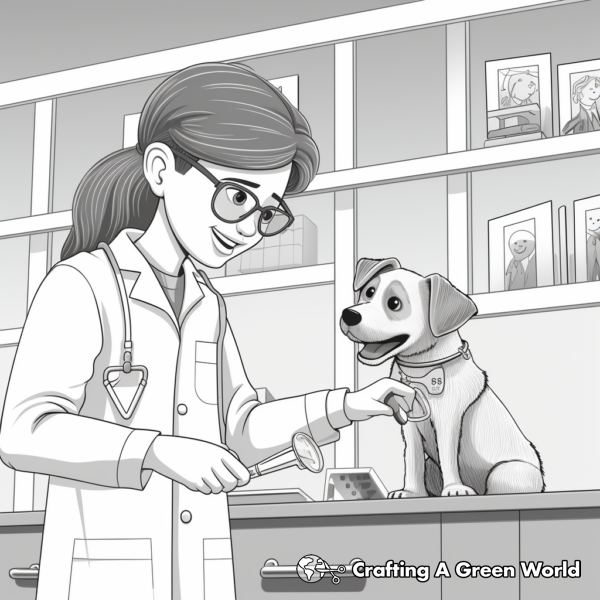 Vet Tech Coloring Pages - Free & Printable!