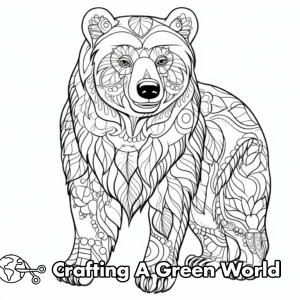Brown Bear Coloring Pages - Free & Printable!