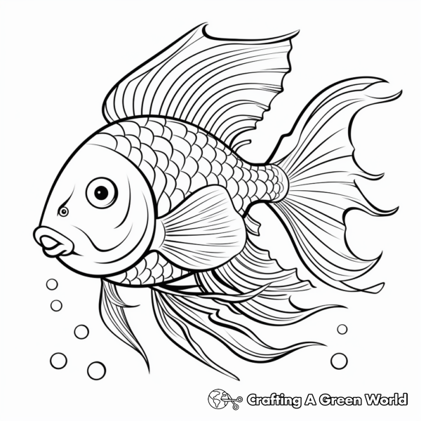 Cartoon Fish Coloring Pages - Free & Printable!